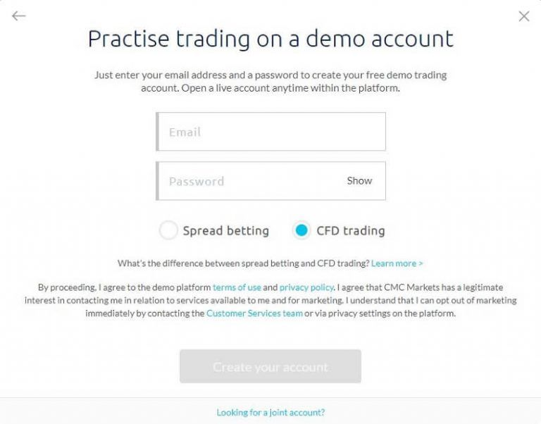 CMC Markets demo account: opening and features (2025)